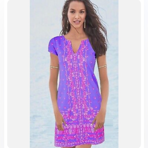 Lilly Pulitzer | Dresses | Lilly Pulitzer Upf Sophiletta Dress Mystic ...